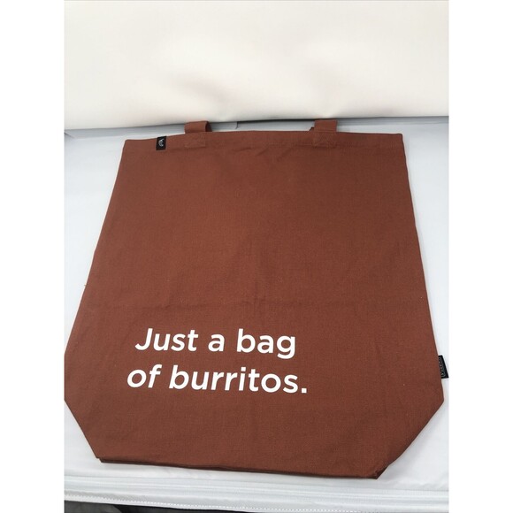 Bags | Chipotle Products Just A Bag Of Burritos Tote Carrying Bag ...
